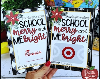 Printable Christmas Gift Card Book Christmas Gift for Kids - Etsy