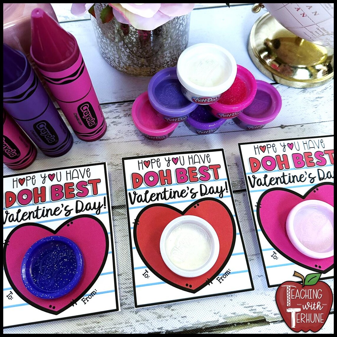 Valentine’s Day Play-doh Gift Tags for a Student Gift - Etsy