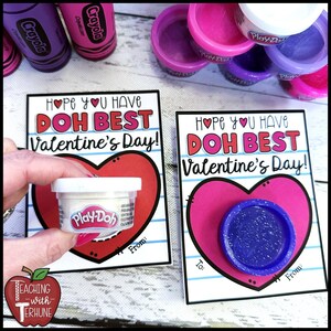 Valentine’s Day Play-doh Gift Tags for a Student Gift - Etsy