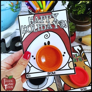 Christmas Gift Tags to Pair With Play-doh for Student Christmas Gift ...