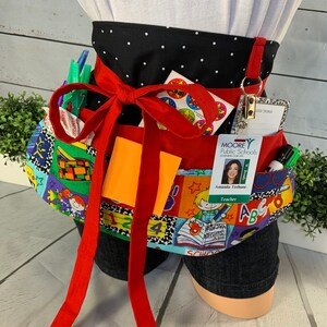 Teacher Half Apron, 6 Pocket Utility Apron, Classroom Organization - Etsy