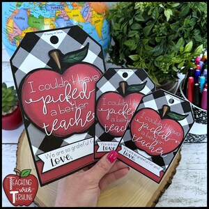 Teacher Appreciation Gift Tag - Etsy