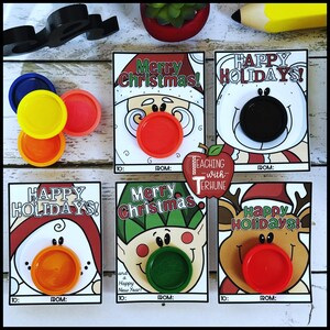 Christmas Gift Tags to Pair With Play-doh for Student Christmas Gift ...
