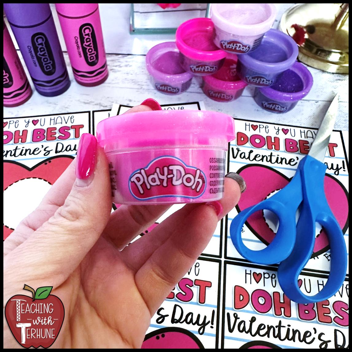 Valentine’s Day Play-doh Gift Tags for a Student Gift - Etsy