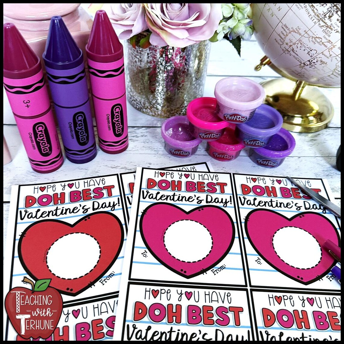 Valentine’s Day Play-doh Gift Tags for a Student Gift - Etsy