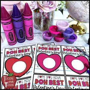 Valentine’s Day Play-doh Gift Tags for a Student Gift - Etsy