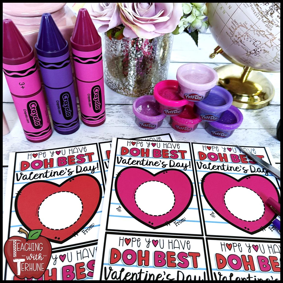 Valentine’s Day Play-doh Gift Tags for a Student Gift - Etsy
