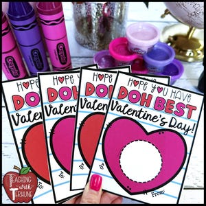 Valentine’s Day Play-doh Gift Tags for a Student Gift - Etsy