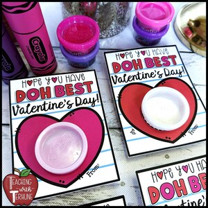 Valentine’s Day Play-doh Gift Tags for a Student Gift - Etsy