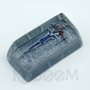 Frostmourne Hungers WOW Arthas Lich King Artisan Keycap for Mechanical ...