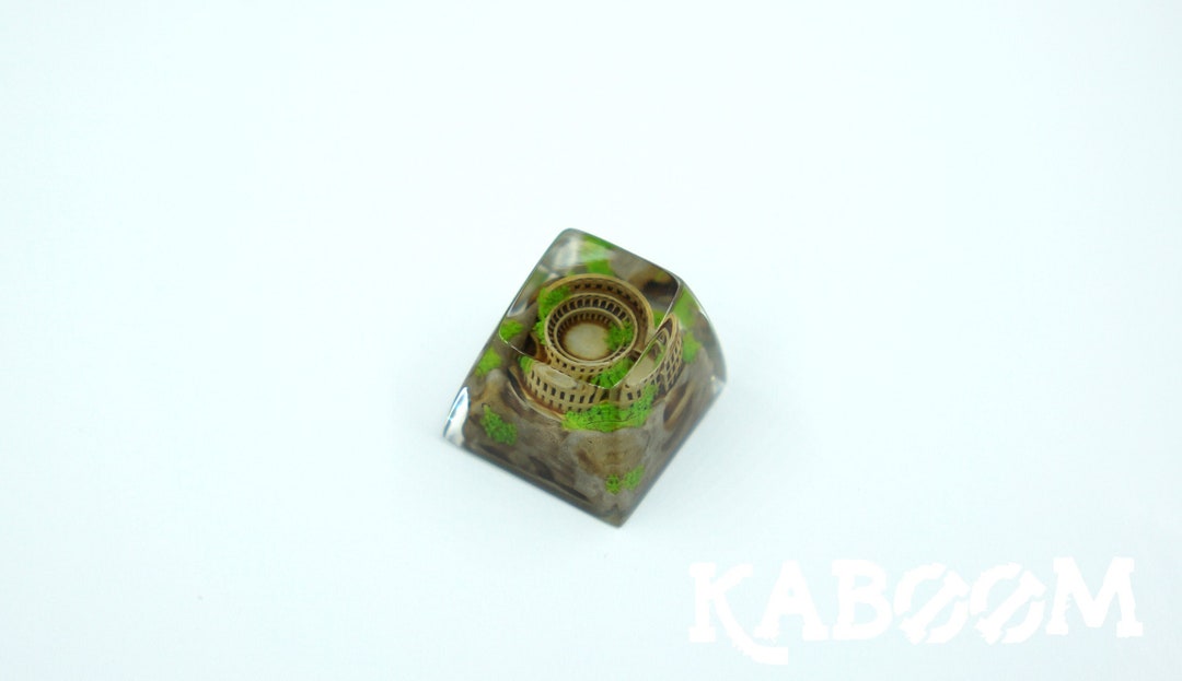 Rome Colosseum V2 Handmade Resin Artisan Keycap for Cherry Mx ...