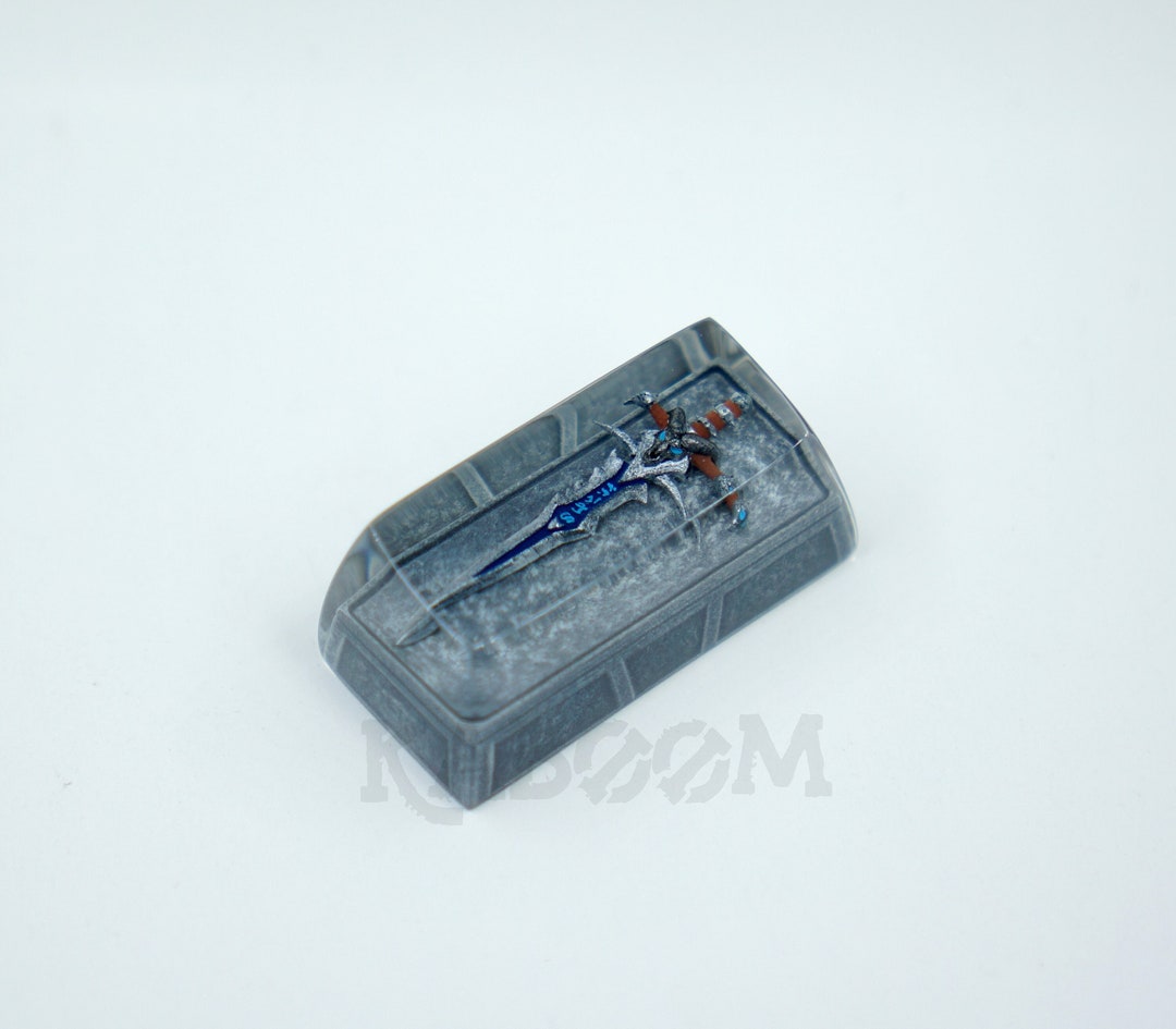 Frostmourne Hungers WOW Arthas Lich King Artisan Keycap for Mechanical ...