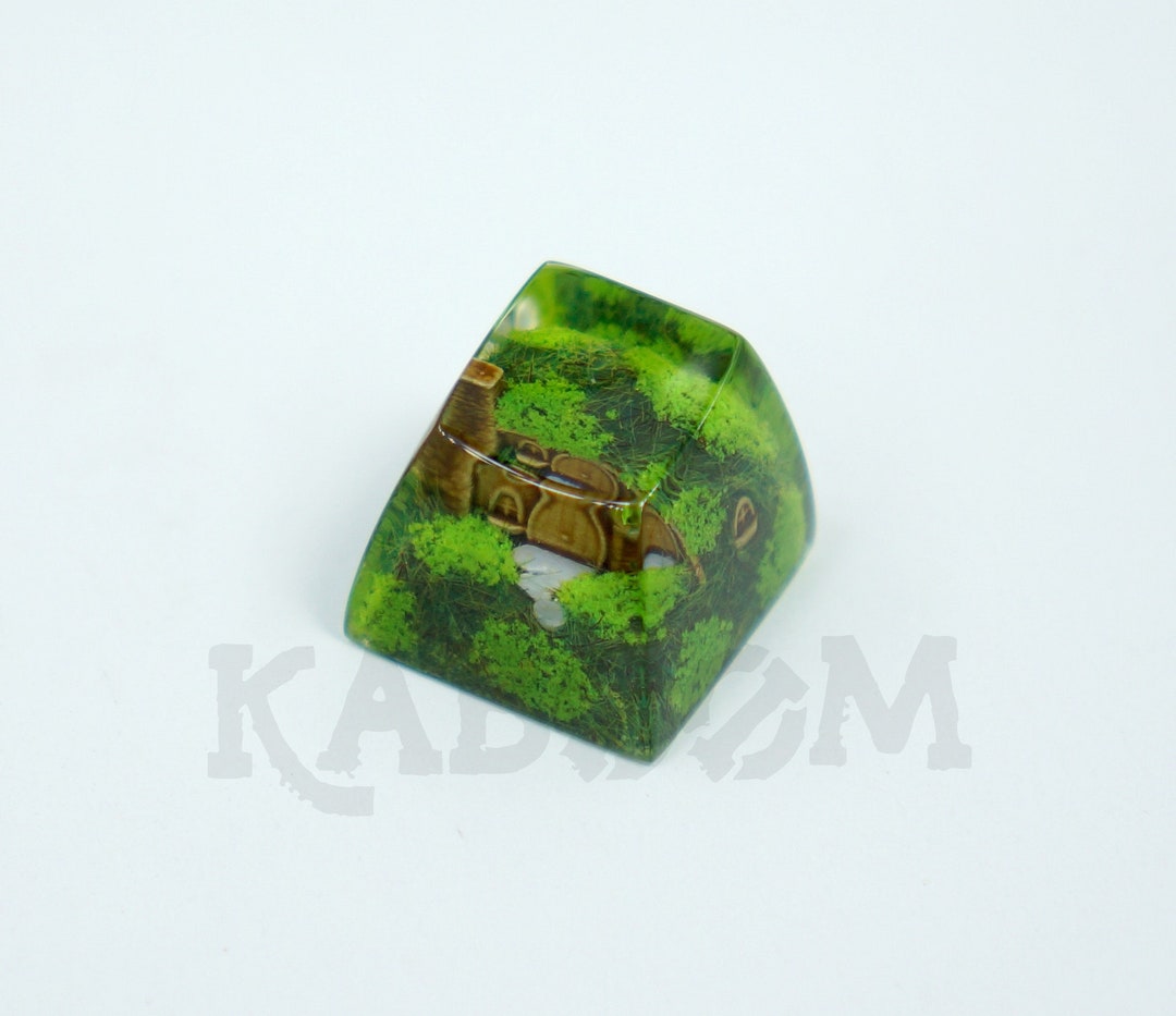 Tiny Cozy House Handmade Artisan Keycap for Cherry MX Mechanical Gaming ...