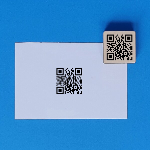 Custom Qr Code Stamp - Etsy