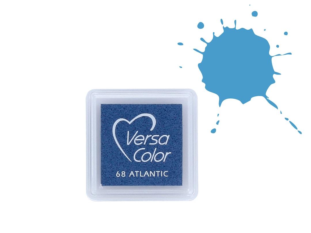 Stamp Ink Pad Blue, Versa Color Ink Stamp Pad, Blue Ink Pad for Stamps ...