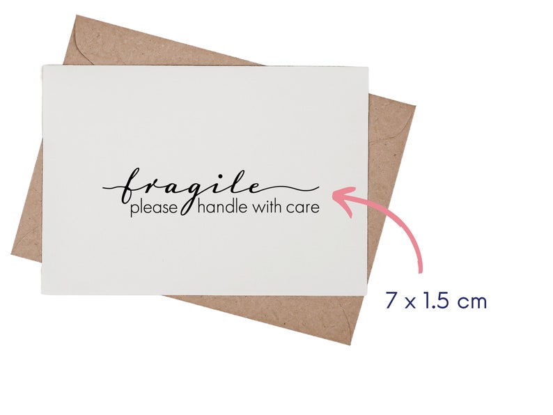 Fragile Please Handle With Care Stamps Fragile Stamp - Etsy