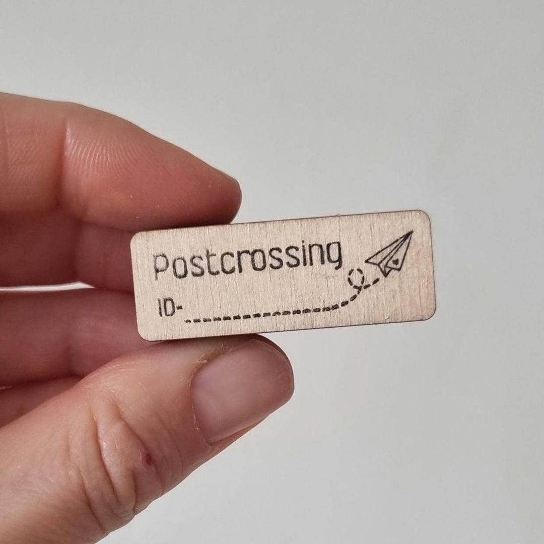 Postcrossing ID Rubber Stamps, Postcrossing Stamp, Mail Stamps ...