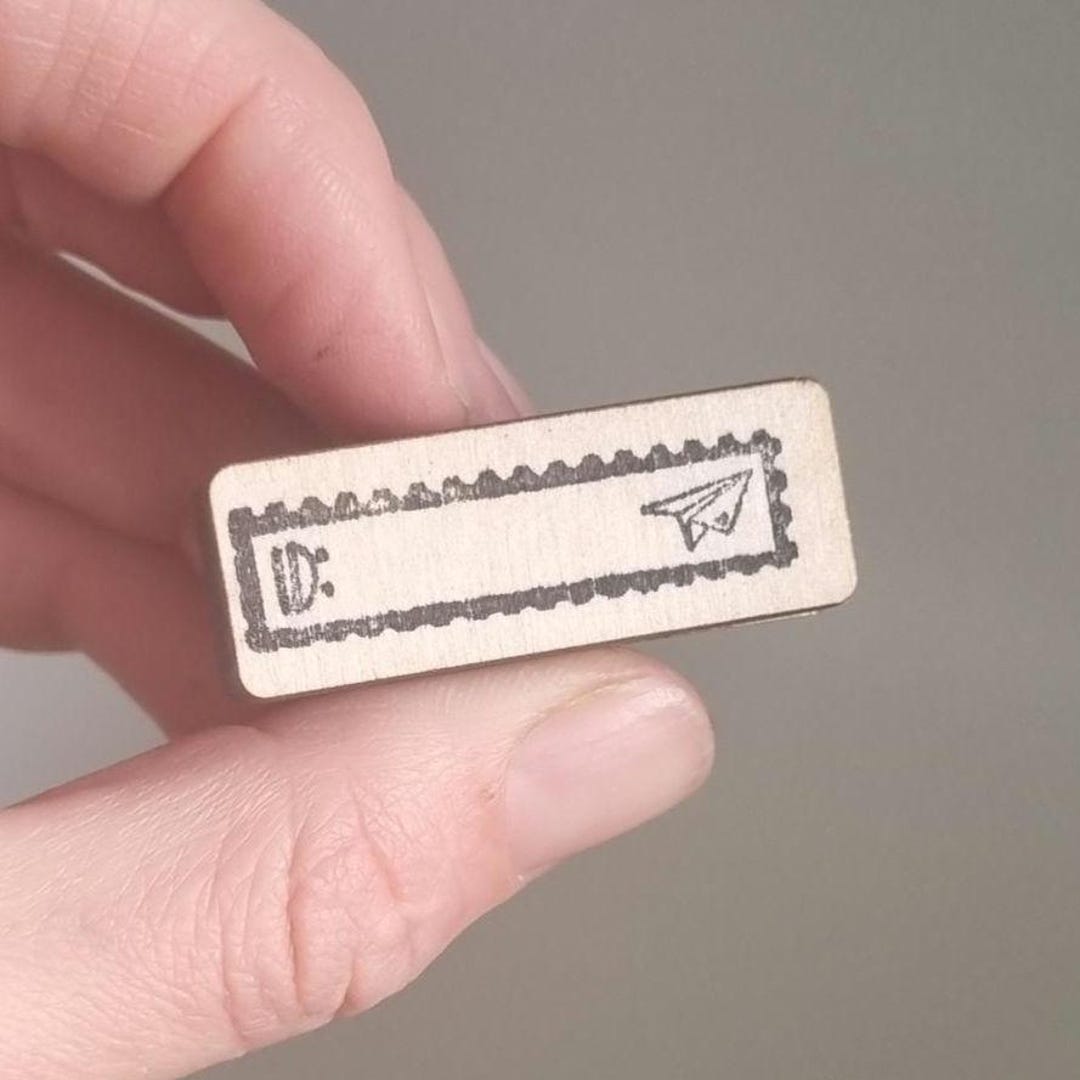 Postcrossing ID Stamp, Rubber Stamps Postcard Stamps, Snail Mail Stamp ...