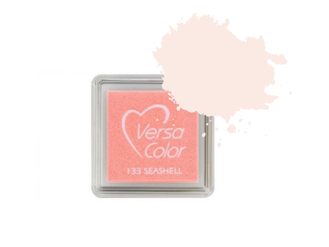 Seashell Pink Ink Pad Tsukineko Versacolor Ink Pad Small, Ink for ...