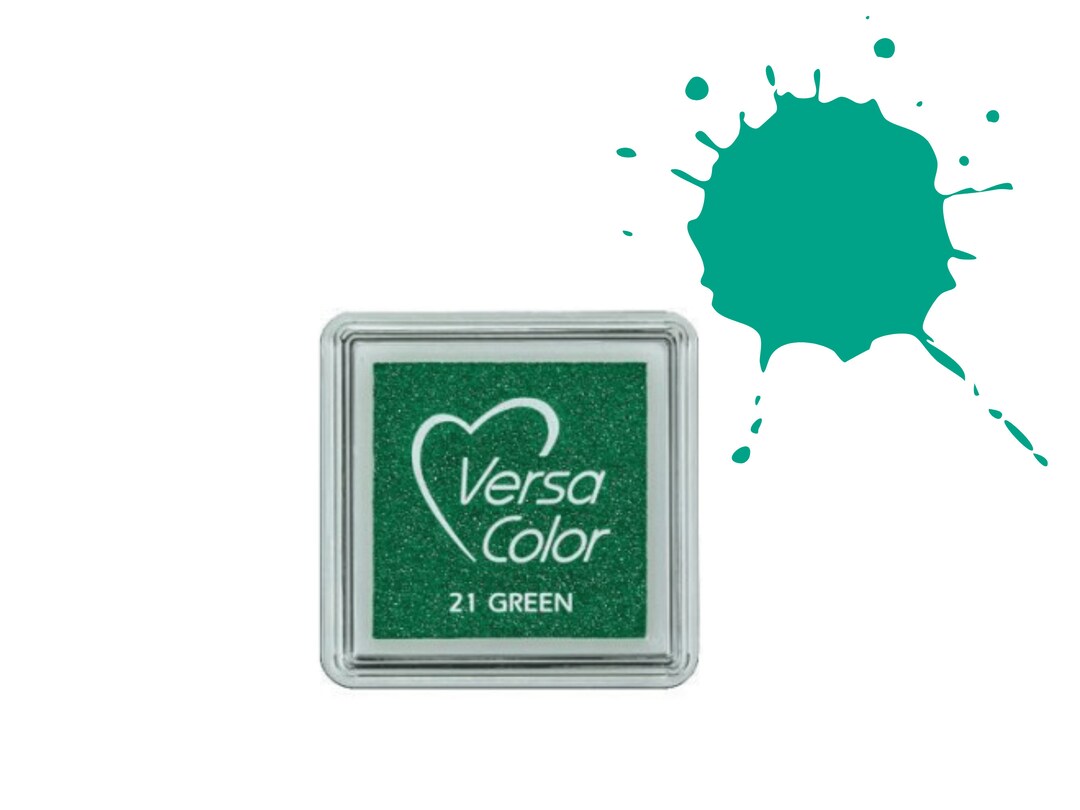 Green Ink Pad Green, Ink Stamp Pad, Versa Color Ink Pad Colors, Ink Pad ...