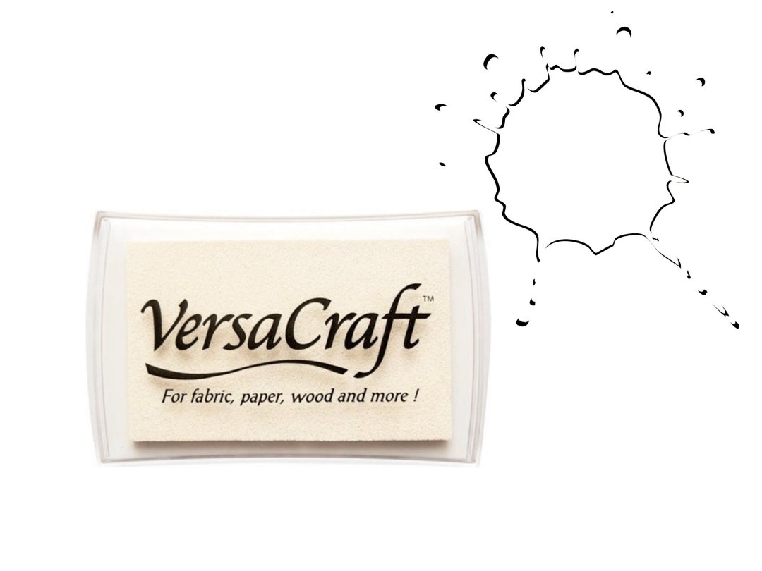 White Ink Pad Tsukineko Versacraft Ink Pad Large, Rubber Stamp Ink Pad ...