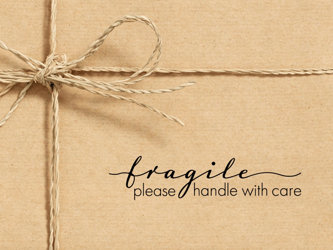 Fragile Please Handle With Care Stamps, Fragile Stamp, Sustainable ...