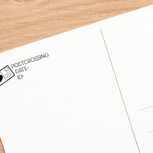 Postcrossing ID Stamp, Rubber Stamps Postcard, Snail Mail Stamp, Stamp ...