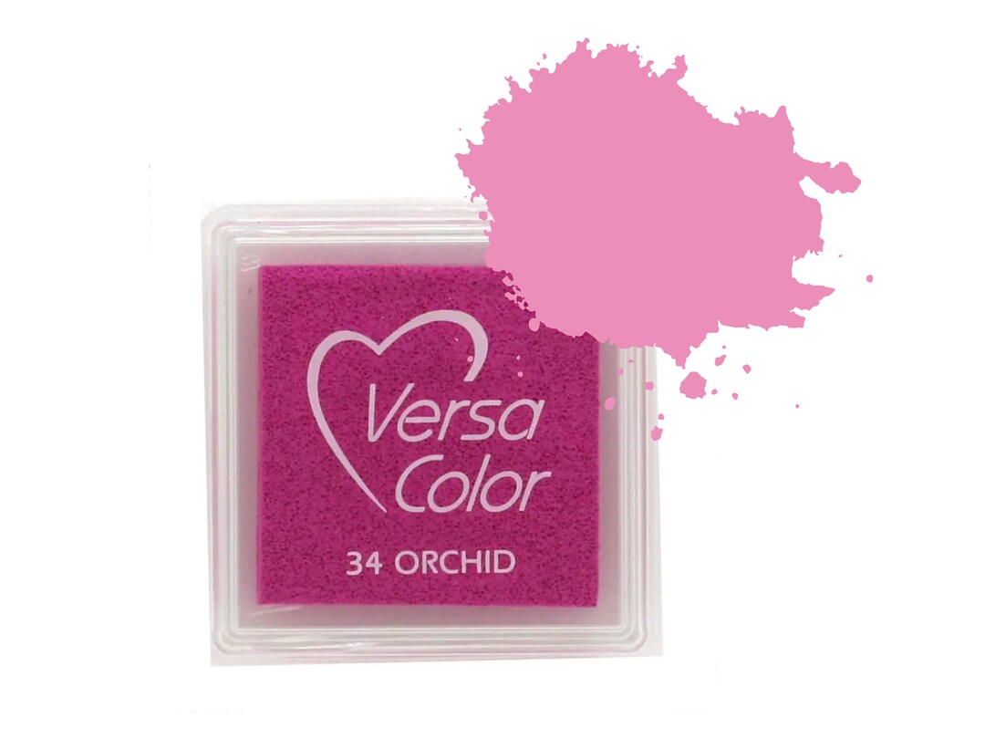 Orchid Purple Pink Ink Pad Tsukineko Versacolor Ink Pad Small, Ink for ...