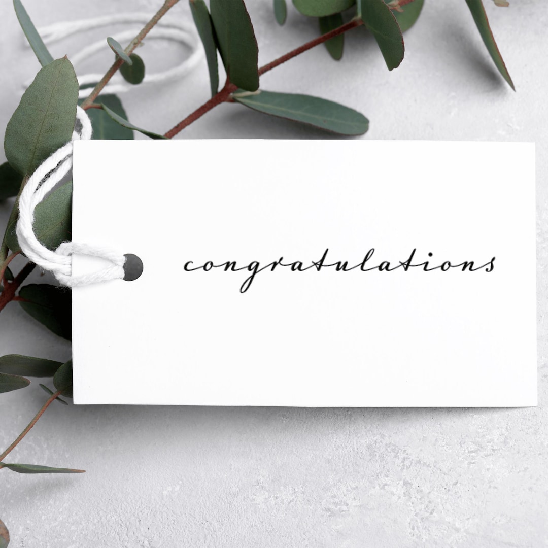 Congratulations Rubber Stamps, Rubber Stamp Birthday Stamps, Rubber ...