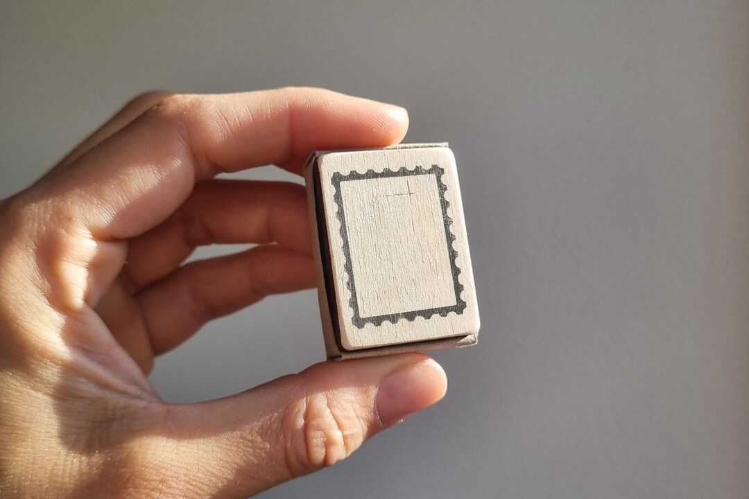 Postage Stamp Frame, Postage Stamp Border, Scrapbooking Rubber Stamp ...