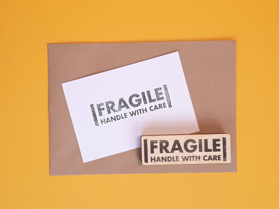 Fragile Handle With Care Stamps, Fragile Stamp, Sustainable Packaging ...