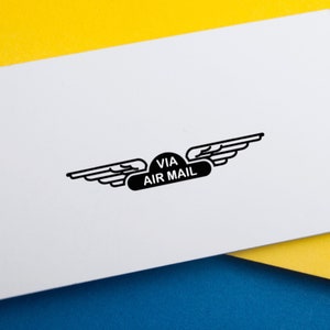 Vintage Air Mail Stamp Par Avion, Rubber Stamps Postcard Stamps for ...