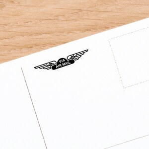 Vintage Air Mail Stamp Par Avion, Rubber Stamps Postcard Stamps for ...