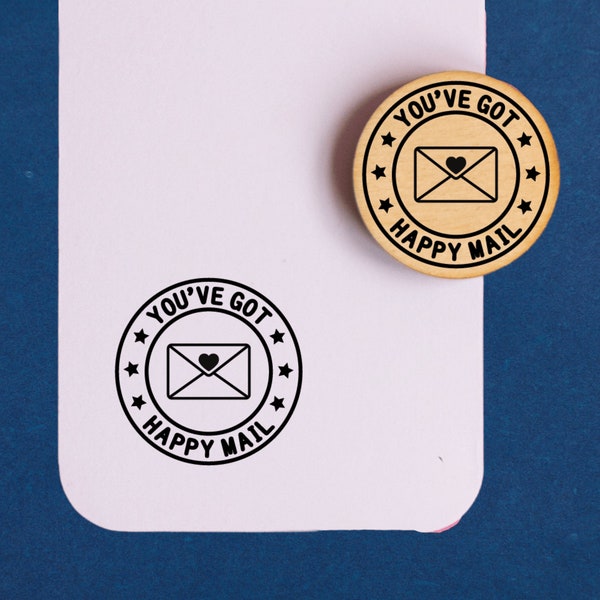 Mail Rubber Stamp - Etsy