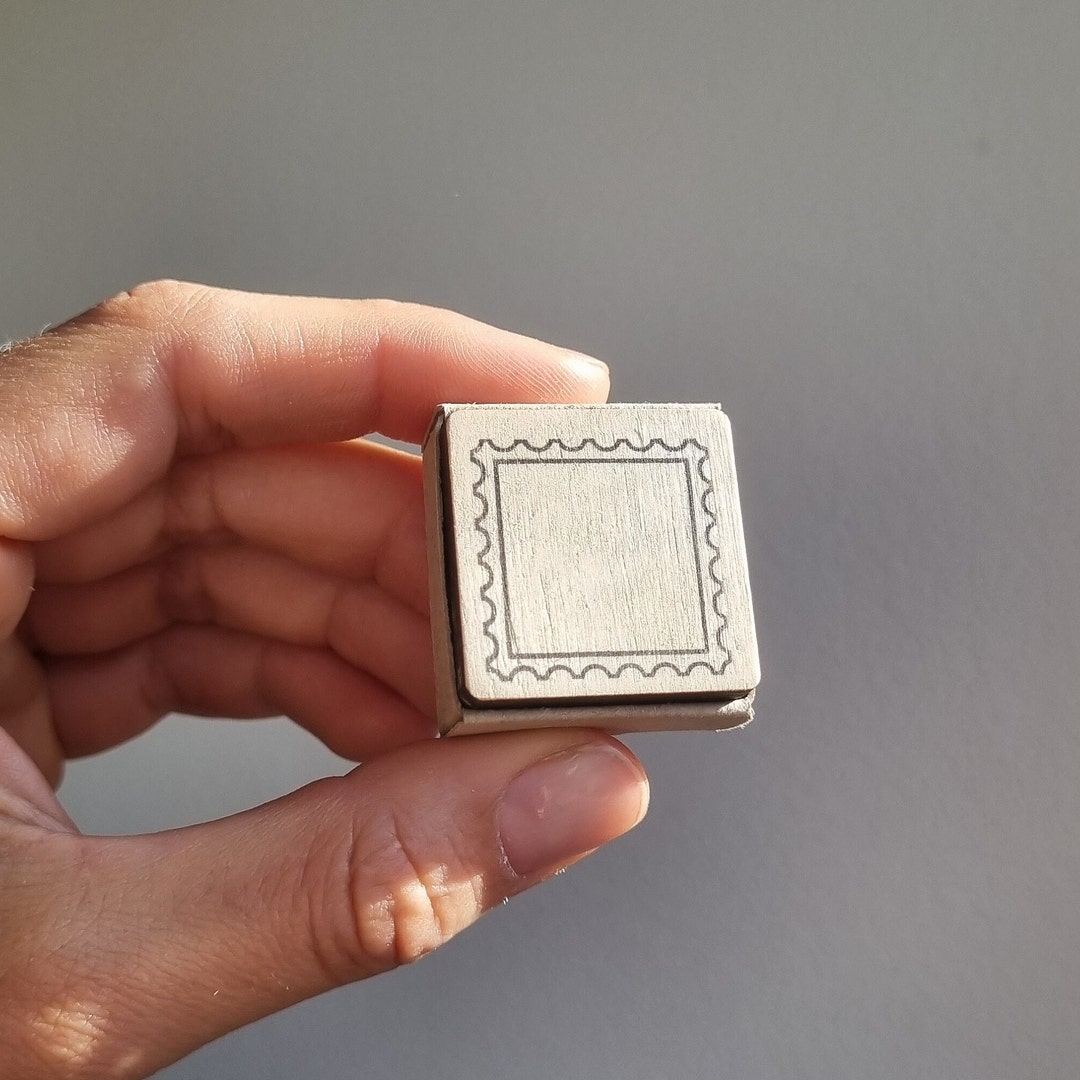Postage Stamp Frame, Postage Stamp Border, Scrapbooking Rubber Stamp ...