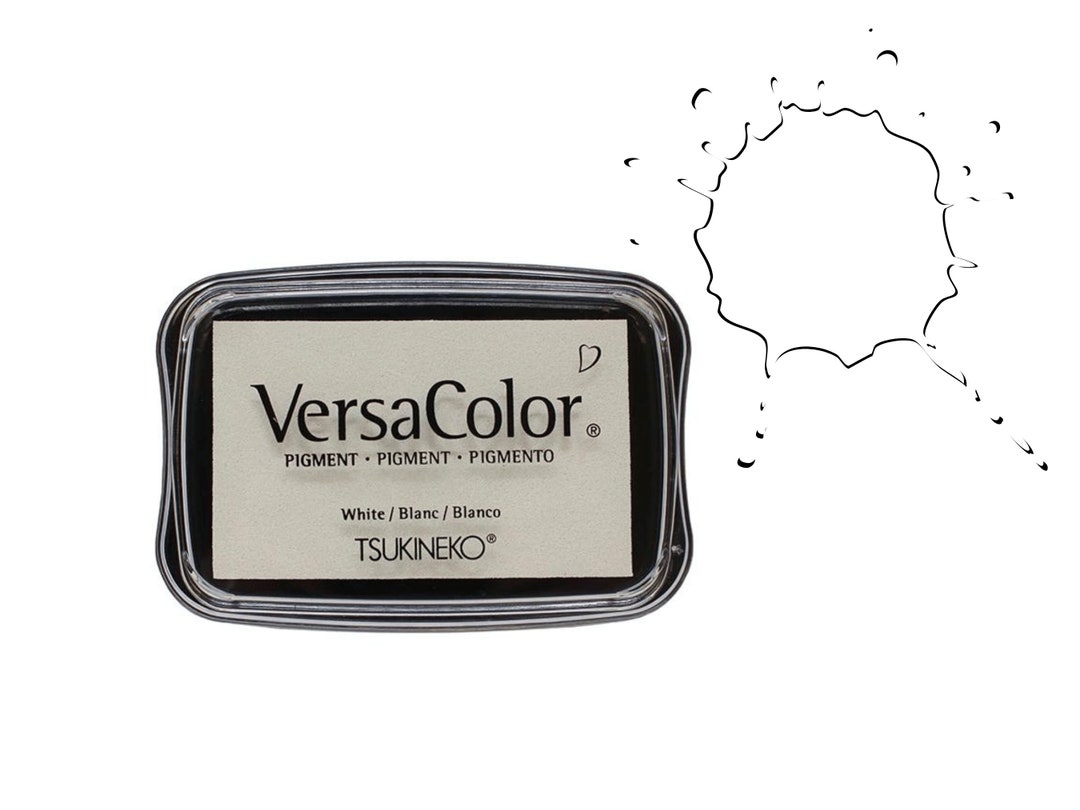 White Ink Pad Tsukineko Versacolor Ink Pad Large, Rubber Stamp Ink Pads ...