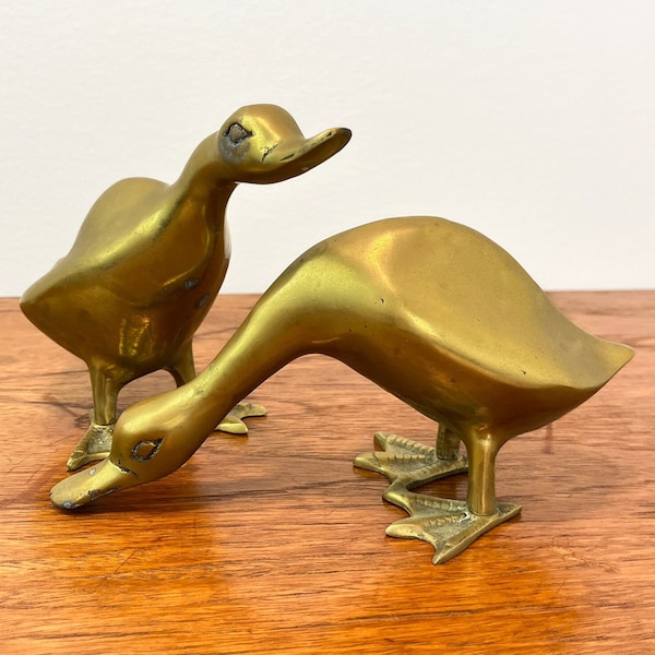 Vintage Brass Birds - Etsy