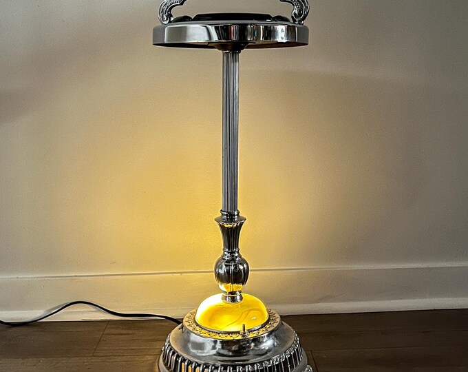 Vintage Standing Ashtray Vintage Chrome Ashtray Ashtray Stand Vintage ...
