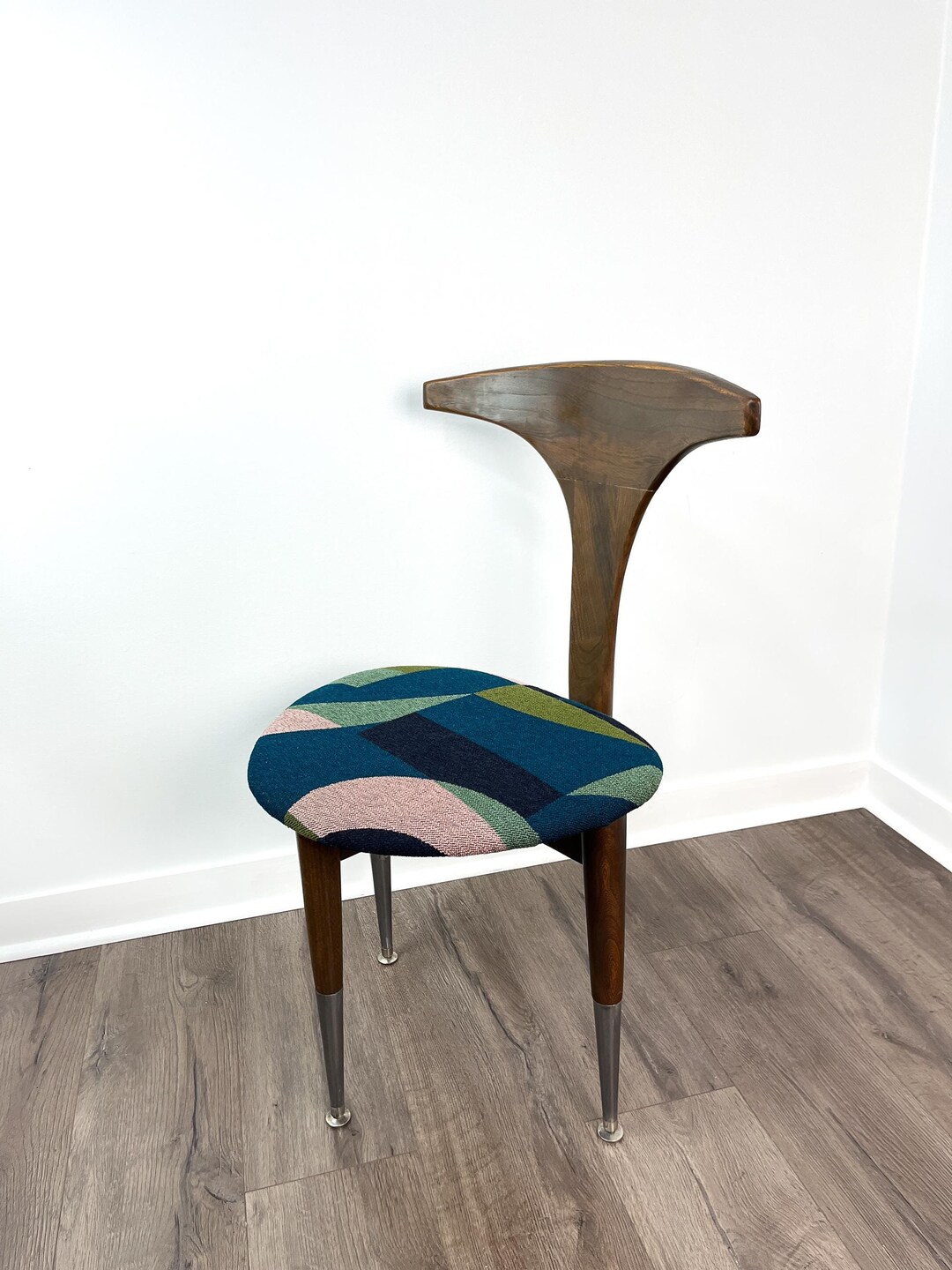 Mid Century Modern Walnut Chair Solid Walnut Chair MCM Chair Made by ...