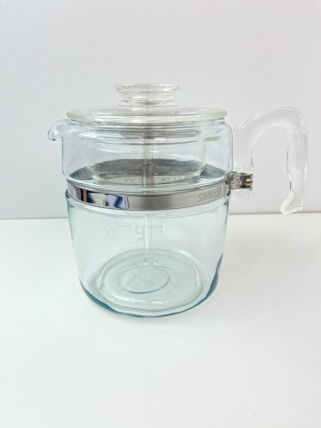 Pyrex 9 Cup Flameware Coffee Pot 7759 B 9 Cup Percolator - Etsy