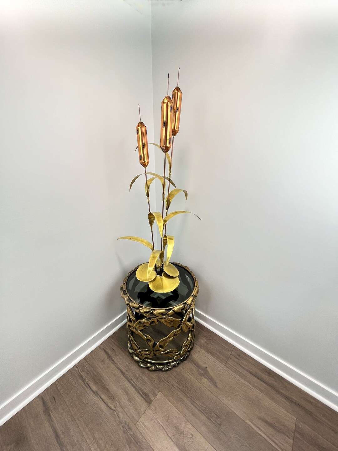 Curtis Jere Style Sculpture Brutalist Sculpture Cattail Brutalist ...