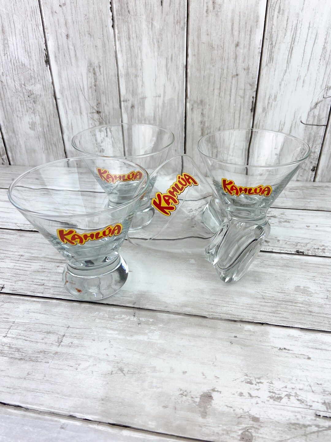 Kahlua Glasses 4 Vintage Kahlua Glasses Kahlua Liquor Glasses - Etsy