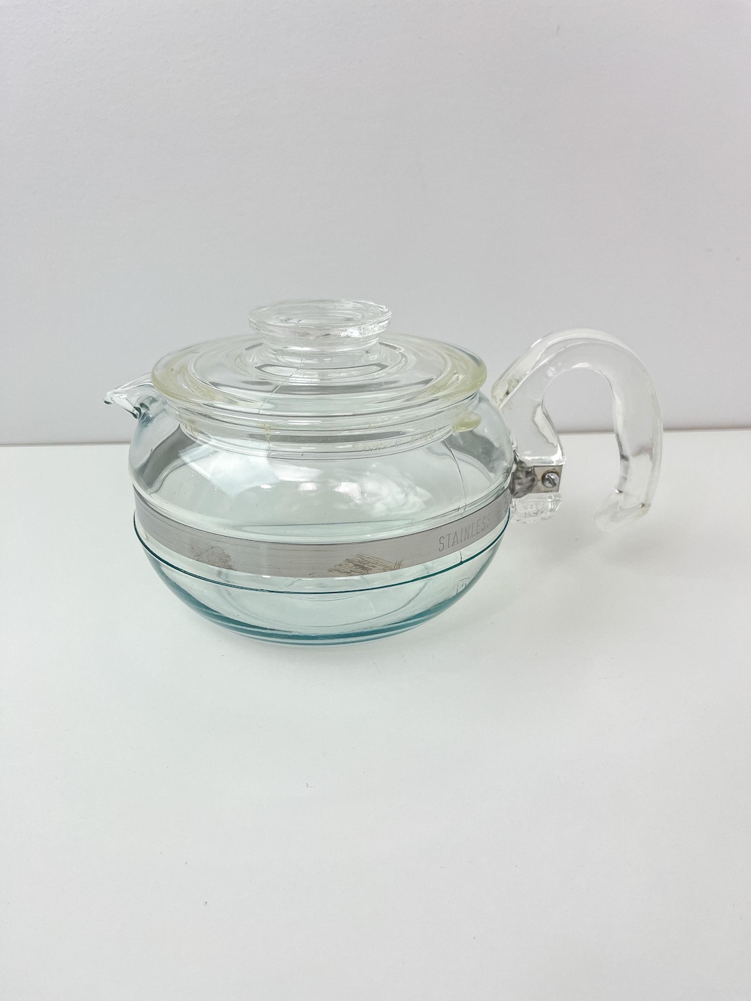 Pyrex Teapot Clear Glass Flameware Pyrex Flameware 8446 - Etsy
