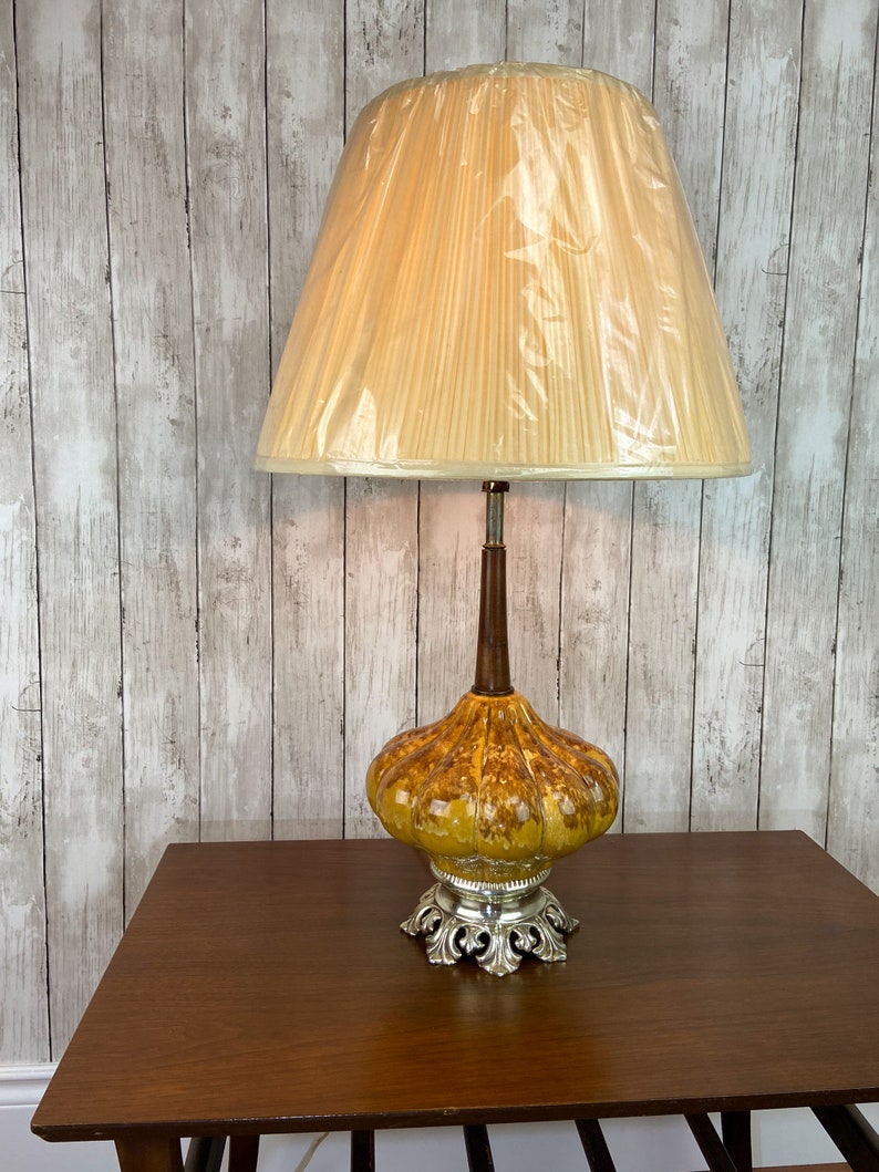 Mid Century Ceramic Lamp MCM Table Lamp Vintage Ceramic Lamp - Etsy