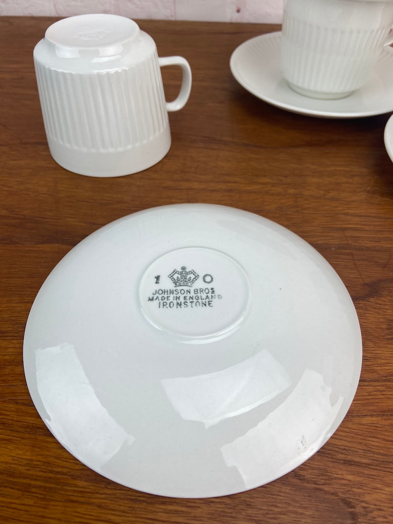 Johnson Brothers Athena(6) Athena Cups and Saucers (6) Johnson Bros ...