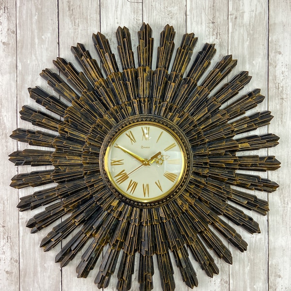 Starburst Clock - Etsy