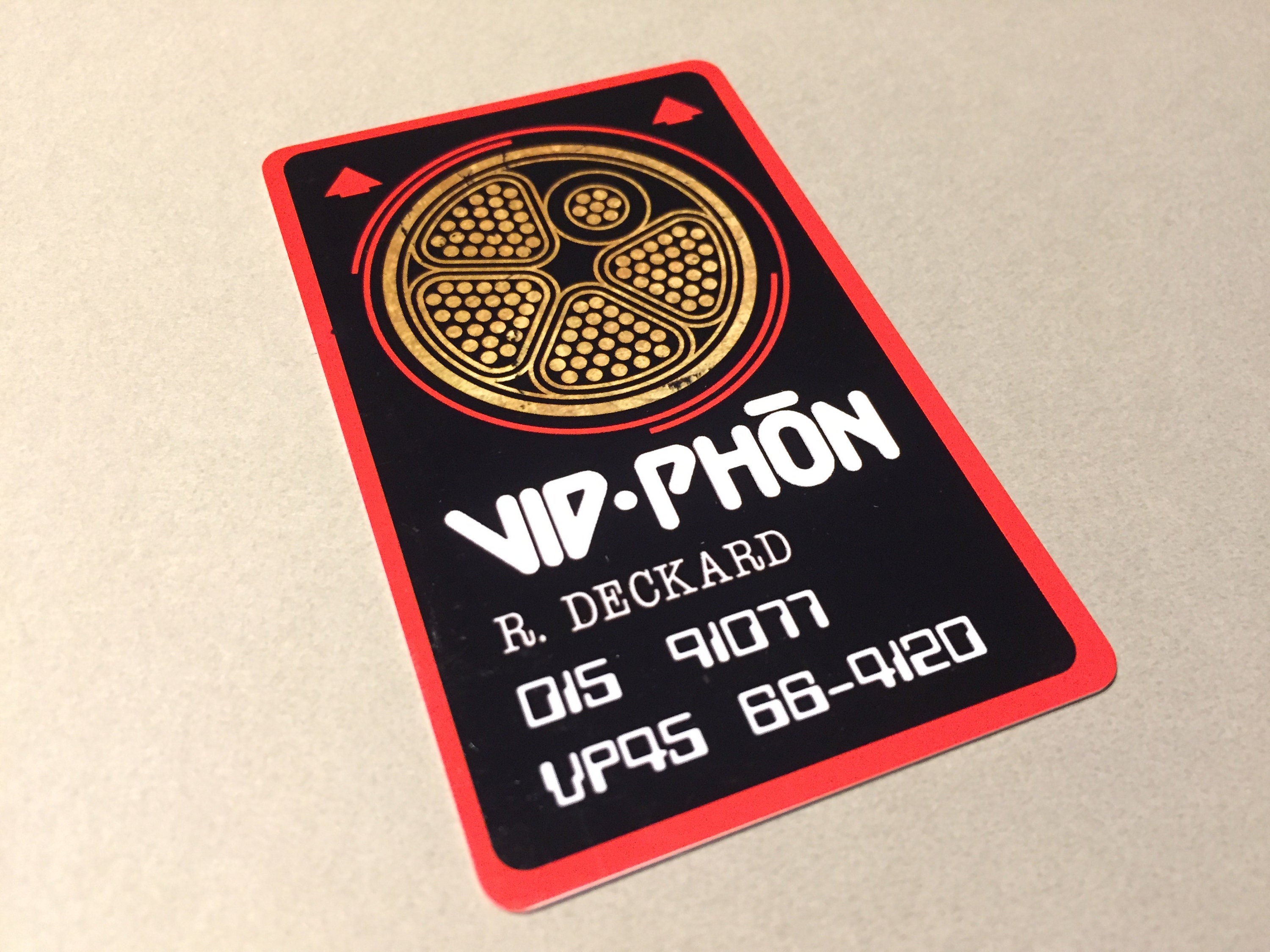 Blade Runner Rick Deckard Wallet Card Set Boxed 2019 Movie - Etsy Australia