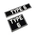 1:12 Scale UK British RC Mini Plastic Number / License Plates Pair for ...