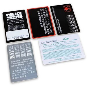 Blade Runner Rick Deckard Wallet Card Set - 2019 Movie Prop Cards (6 ...