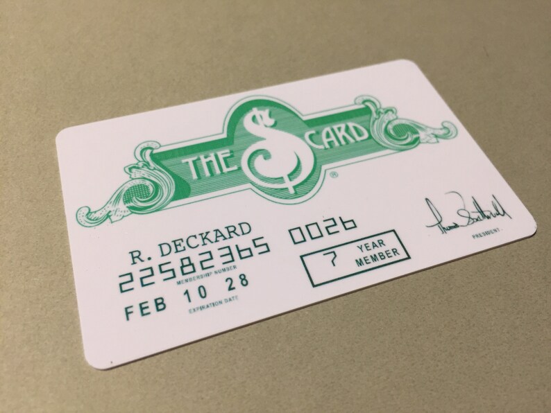 Blade Runner Rick Deckard Wallet Card Set Boxed 2019 Movie | Etsy